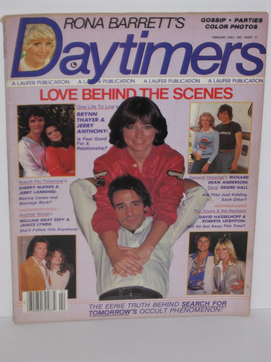 You Pick 1980 Rona Barrett's Daytimers Soap Opera Magazine Gerald ...