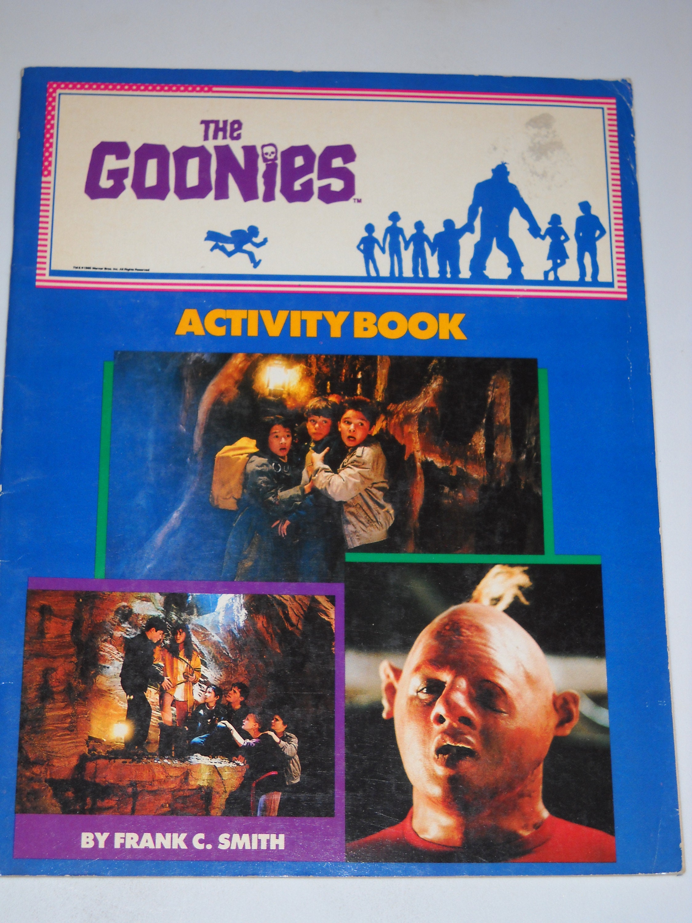 1985 RARE Goonies Movie Tie-in Activity Book UNUSED Corey Feldman Sean ...