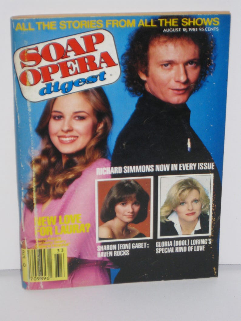 You Pick 1981 Soap Opera Digest Magazine Rick Springfield Richard ...