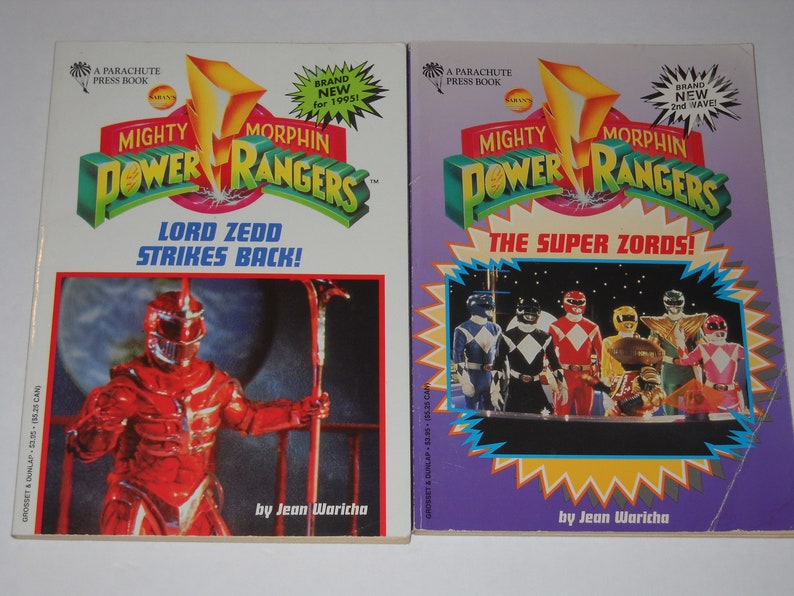 Mighty Morphin Power Rangers Lot of 2 TV Tie-in Vintage - Etsy