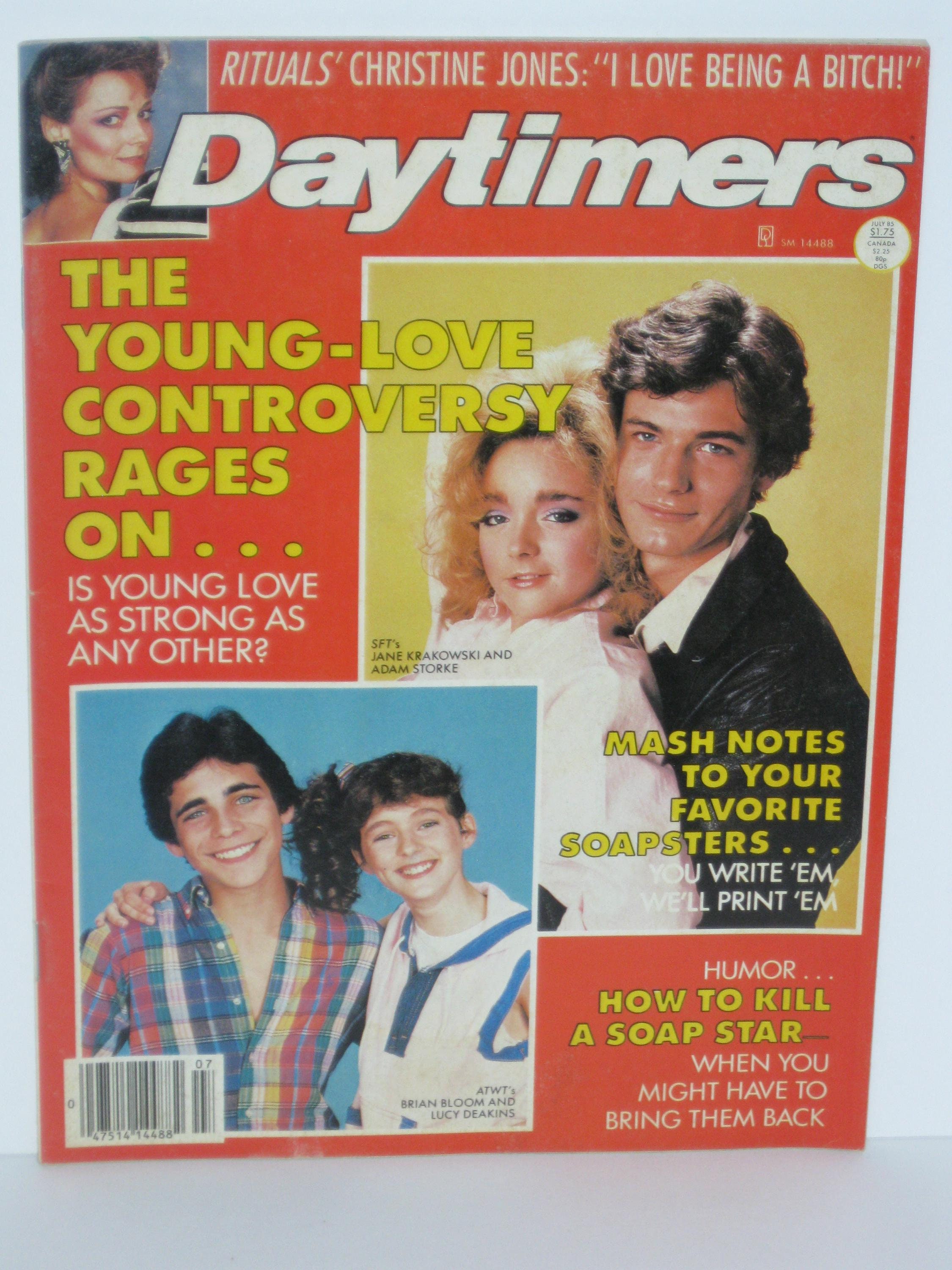 You Pick 1985 Daytimers Soap Opera Magazine Brian Bloom Kim Zimmer ...