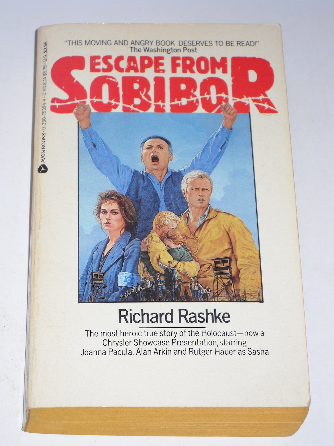 1987 Escape From Sobibor by Richard Rashke TV Movie Tie-in Vintage ...