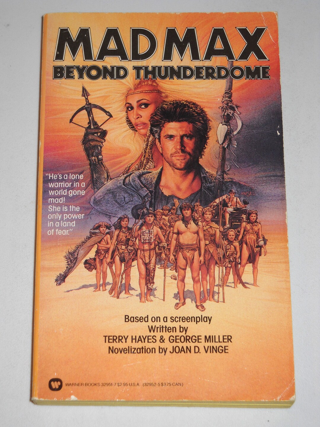 1985 Mad Max Beyond Thunderdome by Joan D. Vinge Movie Paperback Tina ...