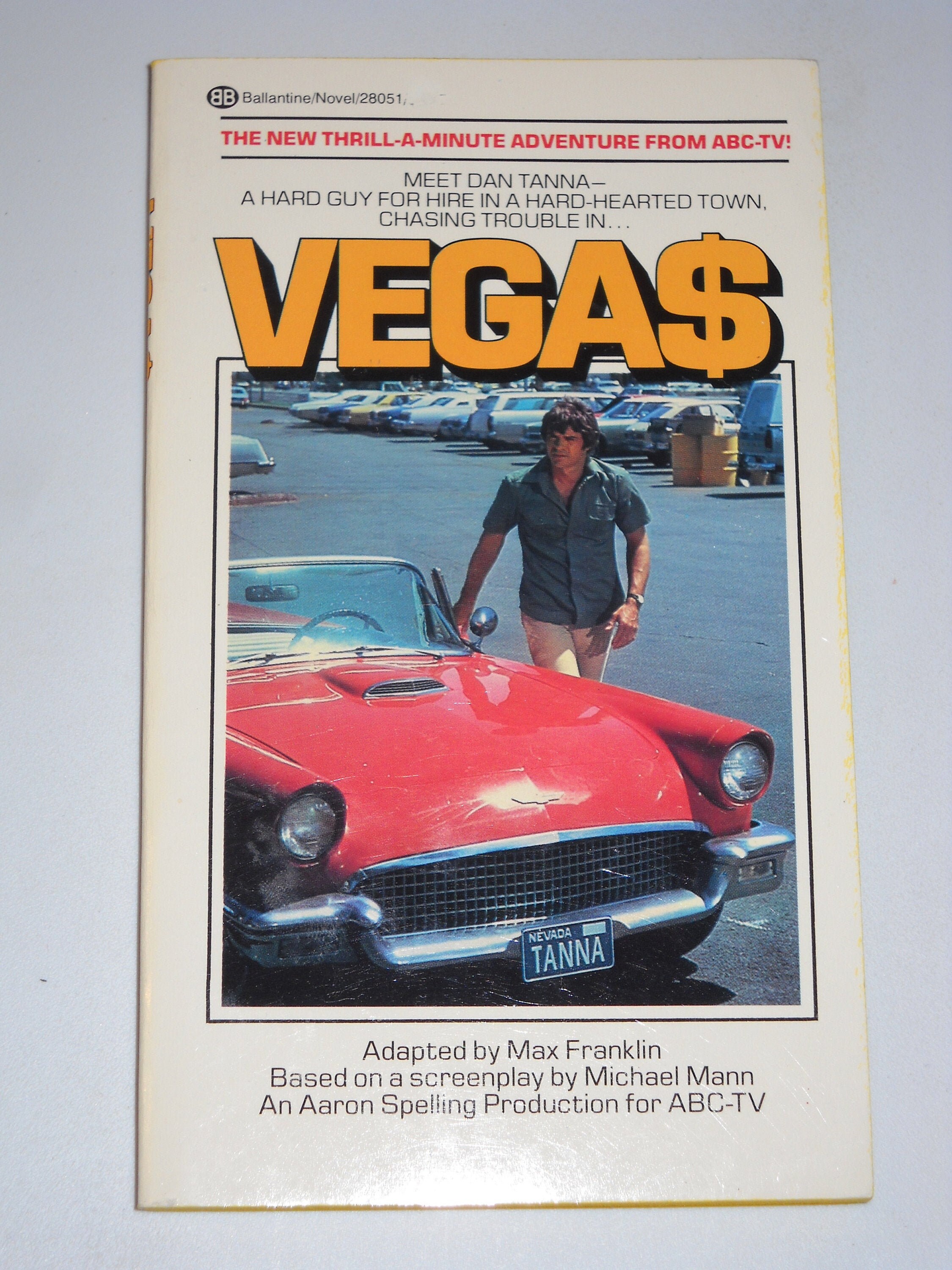 1978 Vegas by Max Franklin Robert Urich Aaron Spelling ABC TV Tie-in ...