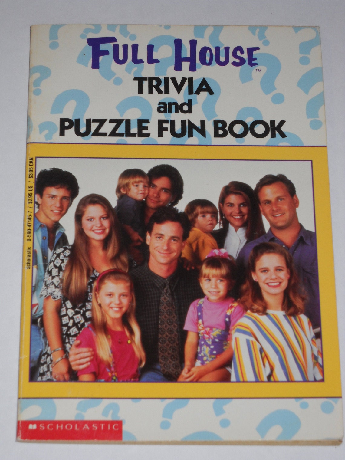 1993 Full House Trivia and Puzzle Fun Book SCARCE ABC TV Series Tie-in ...