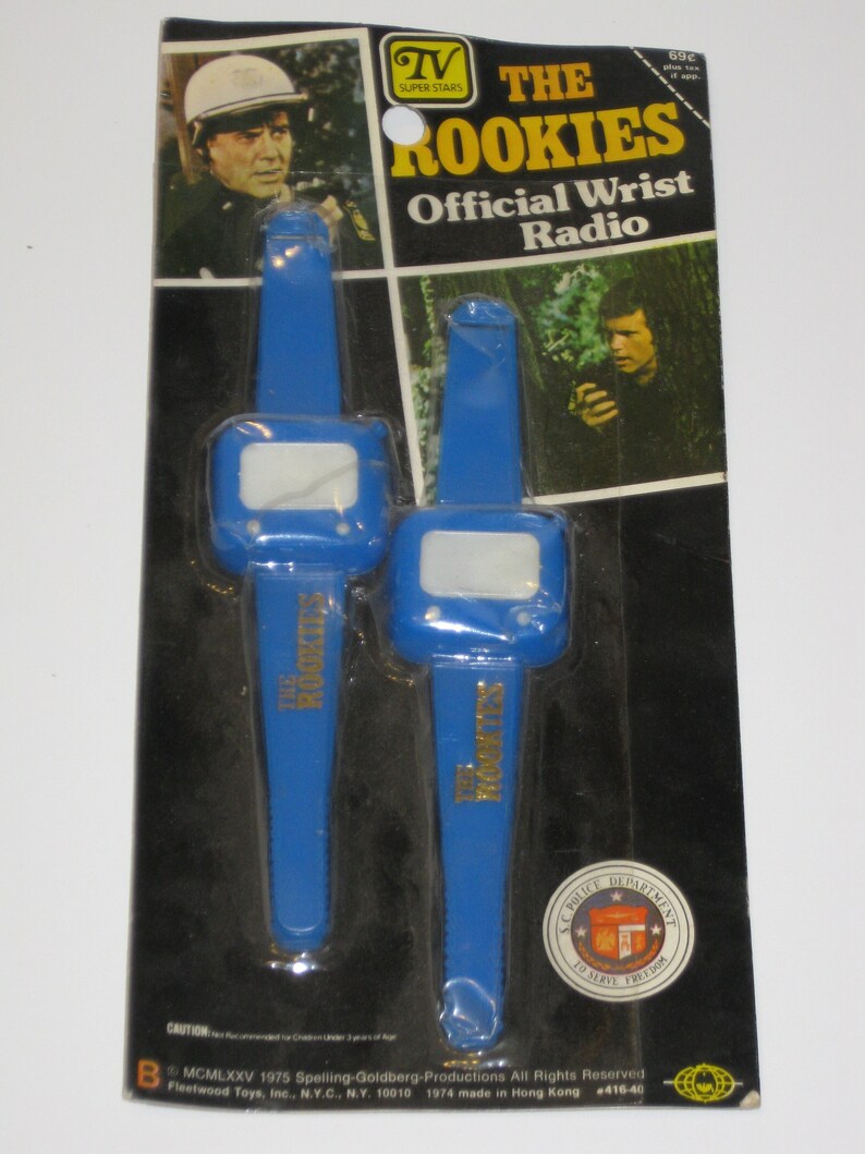 RARE 1975 the Rookies Official Wrist Radio Aaron Spelling Abc Fleetwood ...