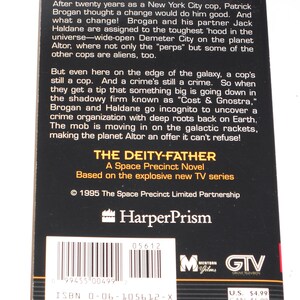 Space Precinct 2040 Syndicated TV Tie-in Novels Your Choice the Deity ...