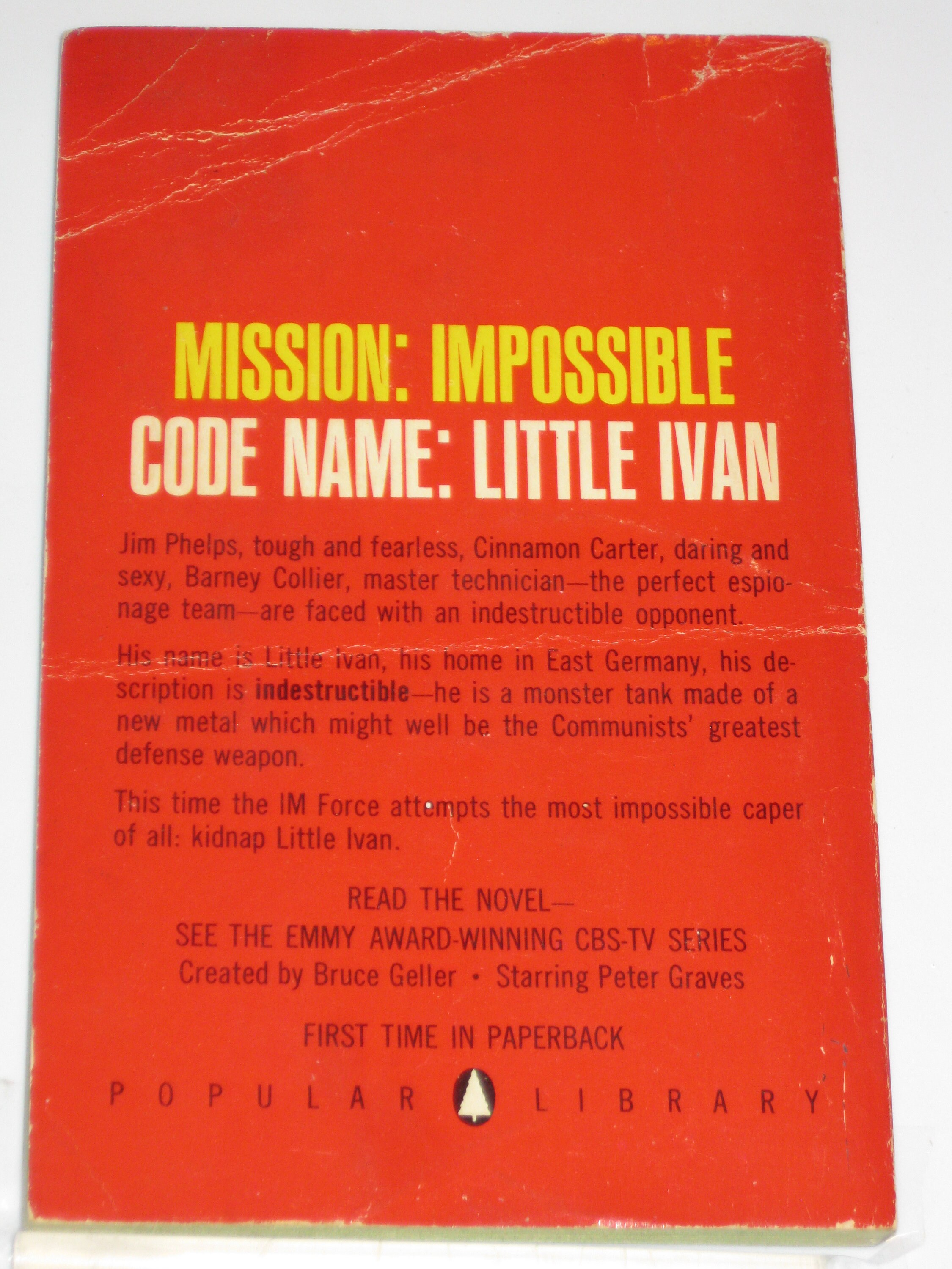 Mission: Impossible (you Pick) #1-4 - Vintage Paperback Books CBS TV ...