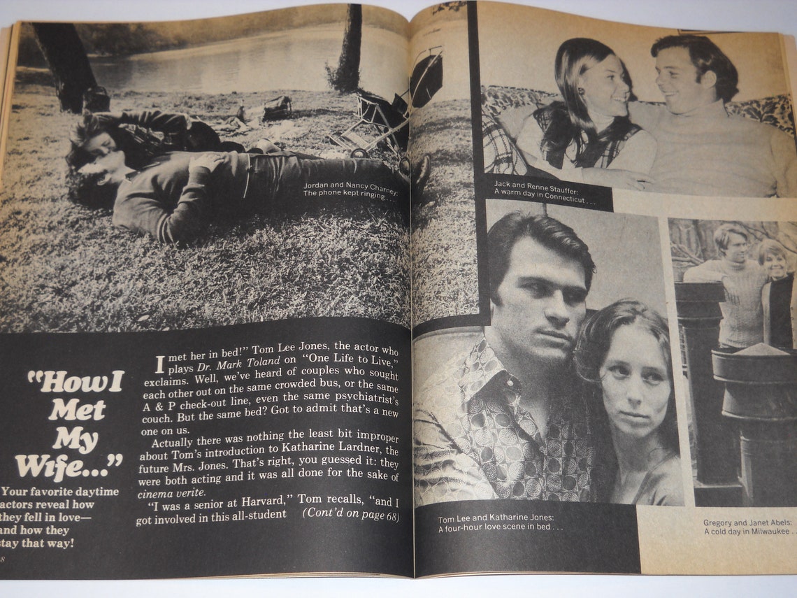 May 1972 Afternoon TV vintage soap opera magazine 'Edge of | Etsy