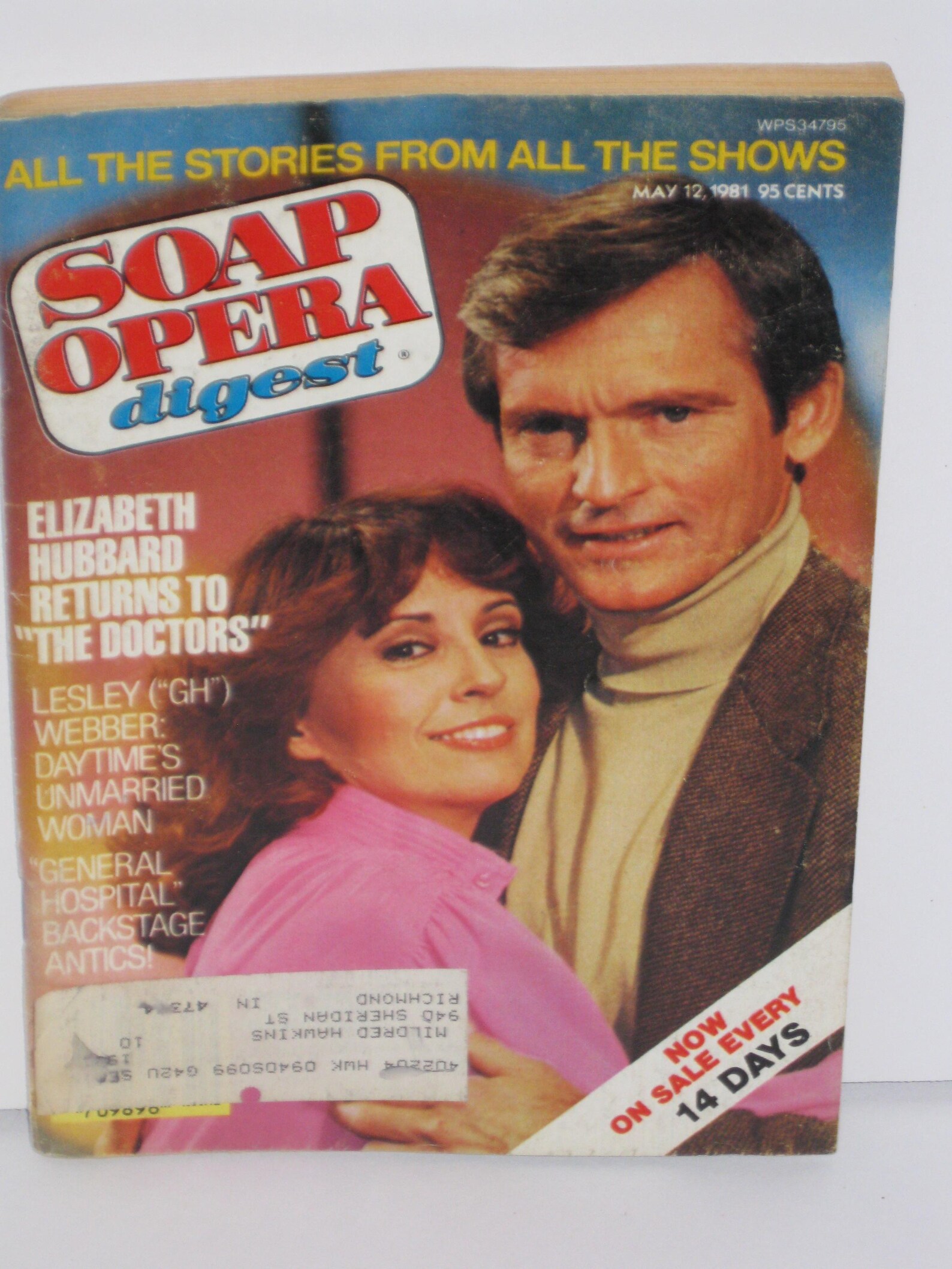 You Pick 1981 Soap Opera Digest Magazine One Life to Live, General ...