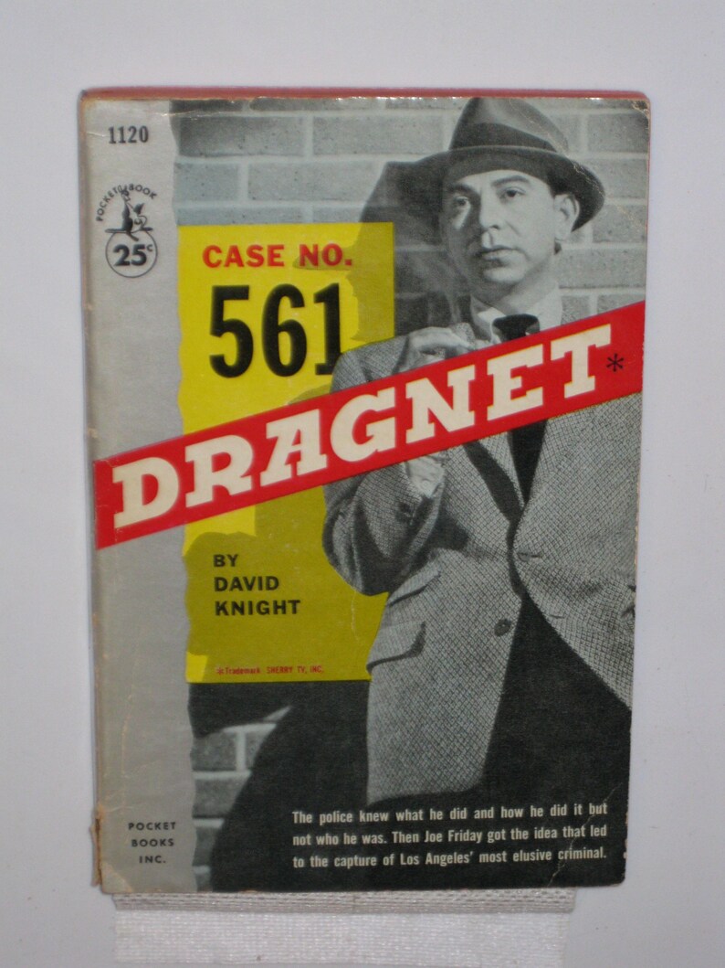 You Pick: Dragnet 1968, Case No. 561, Case of the Crime King TV Tie-in ...