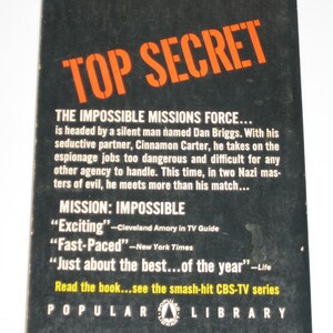 Mission: Impossible (you Pick) #1-4 - Vintage Paperback Books CBS TV ...