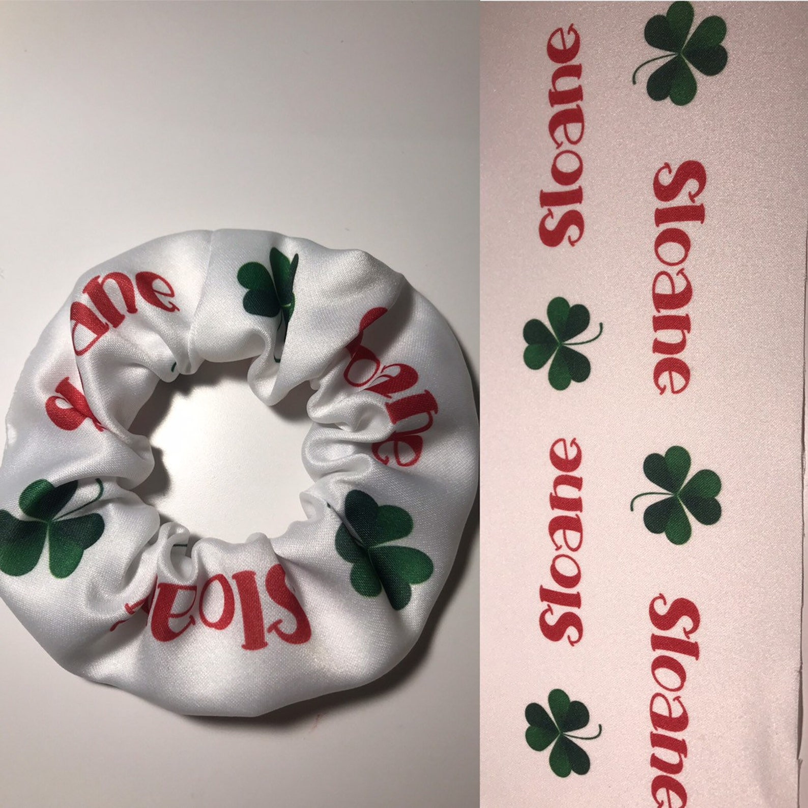 CUSTOM Name Scrunchies Name and Icon Any Colors Cheer - Etsy