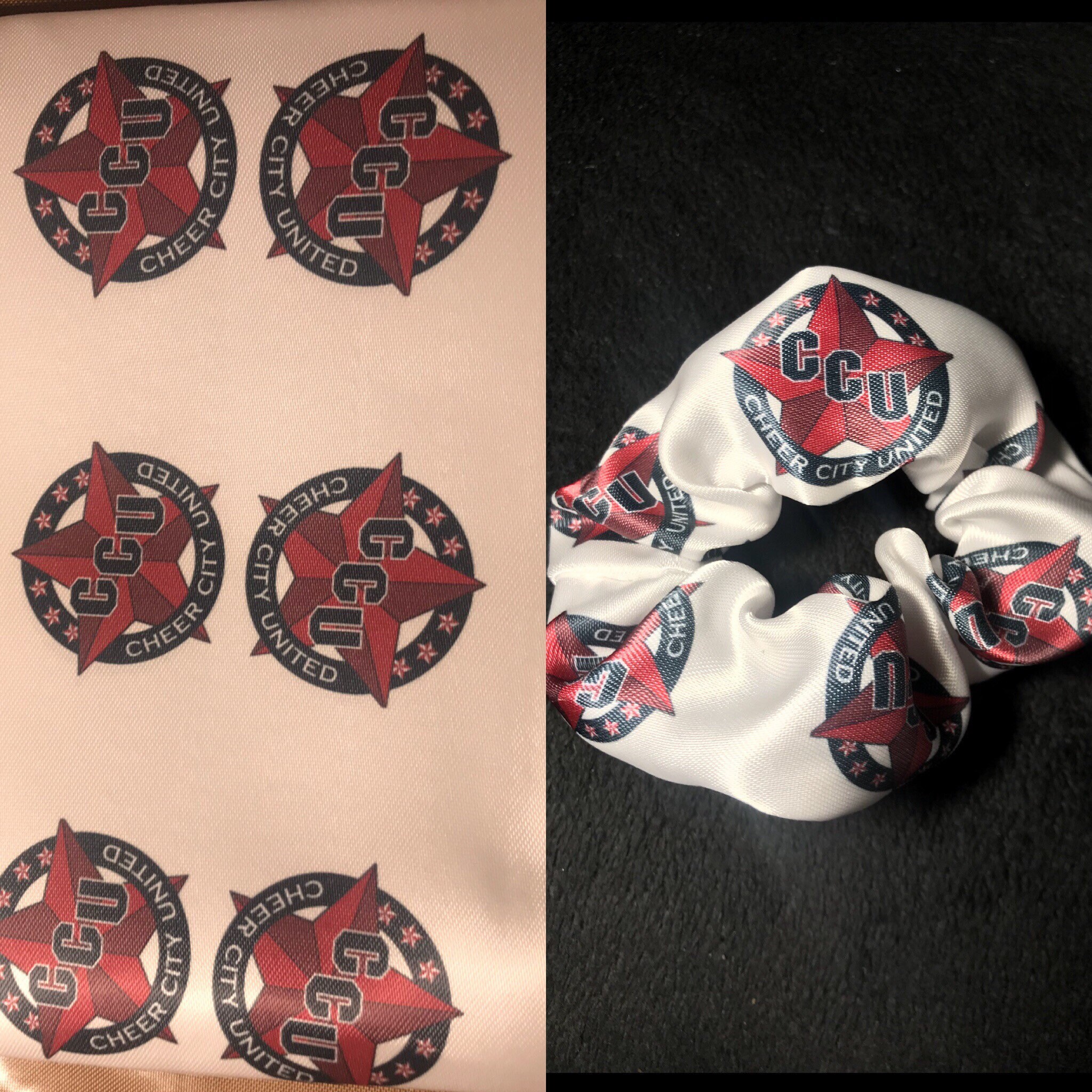 CUSTOM Logo Scrunchies Your Design Any Colors Cheer - Etsy