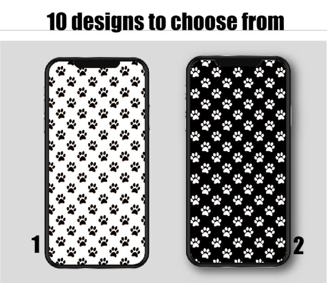 Dog Paw - Choose From Various Dog Paw Patterns on a Phone Case - 10 ...