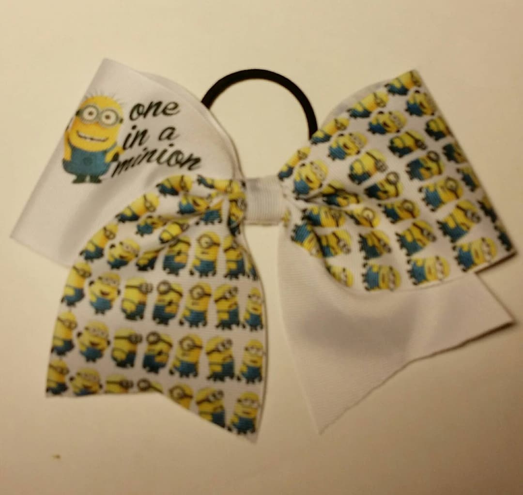 Minions - One in a Minion - Cheer Bow - Etsy