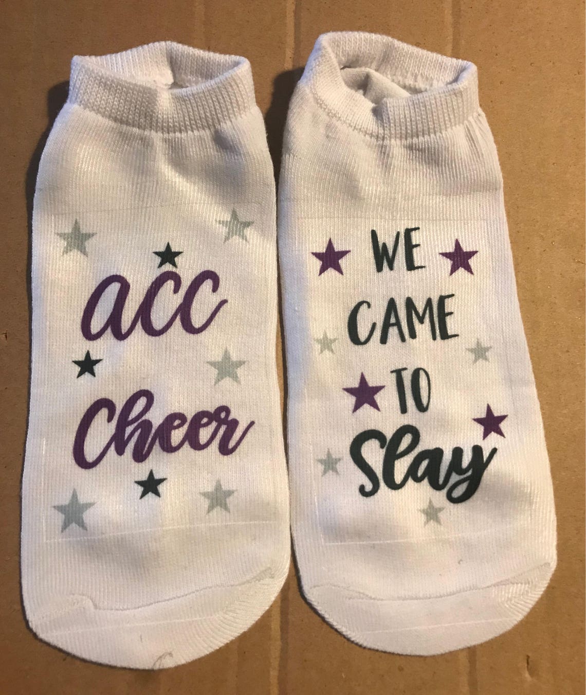 We Came to Slay Team Name Lucky Socks Custom Socks - Etsy