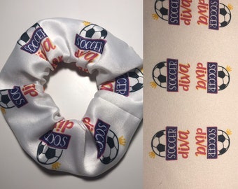 Personalized Cheer Squad Scrunchie Hair Tie, Your Choice of Colors ...