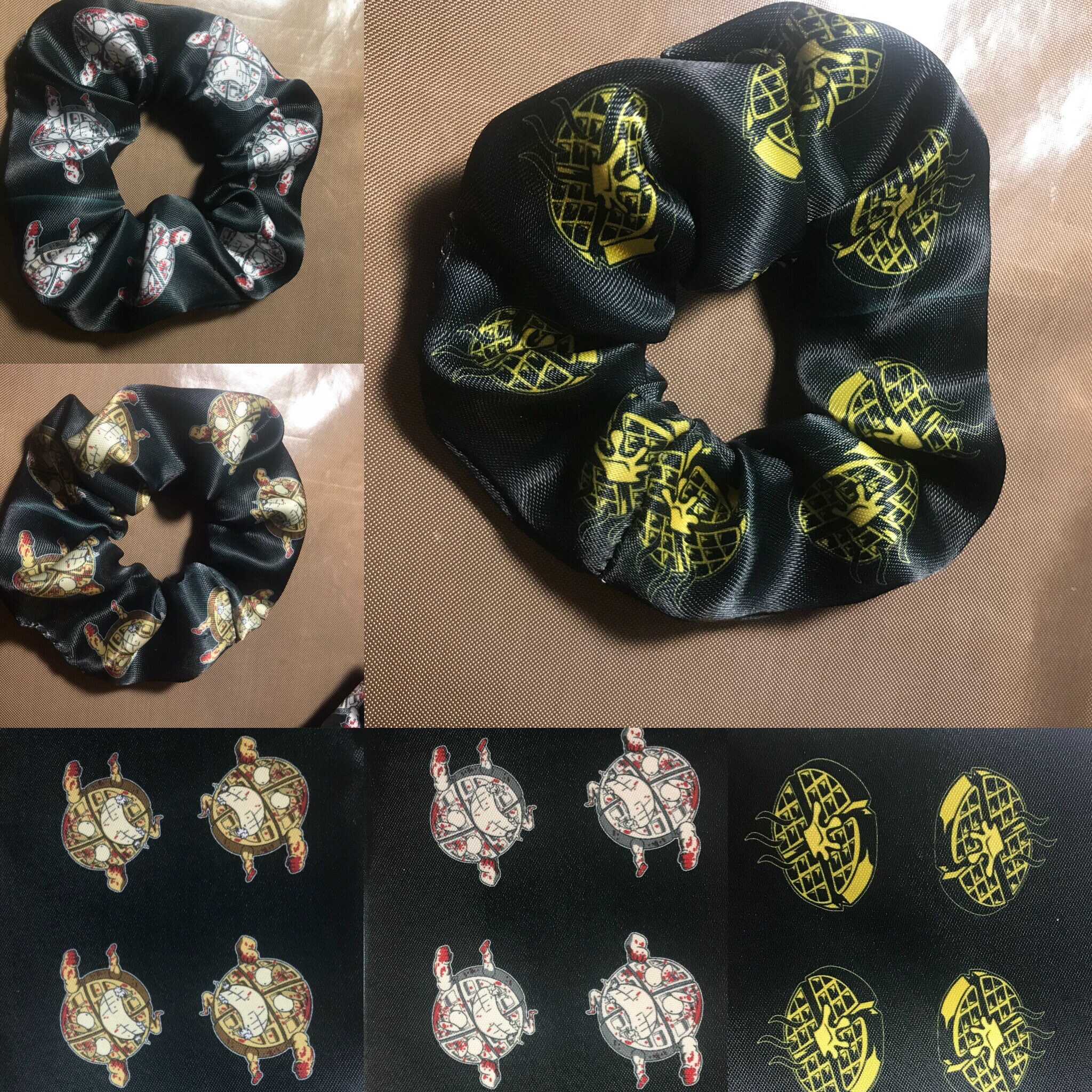 CUSTOM logo Scrunchies Your Logo Design on any Color | Etsy