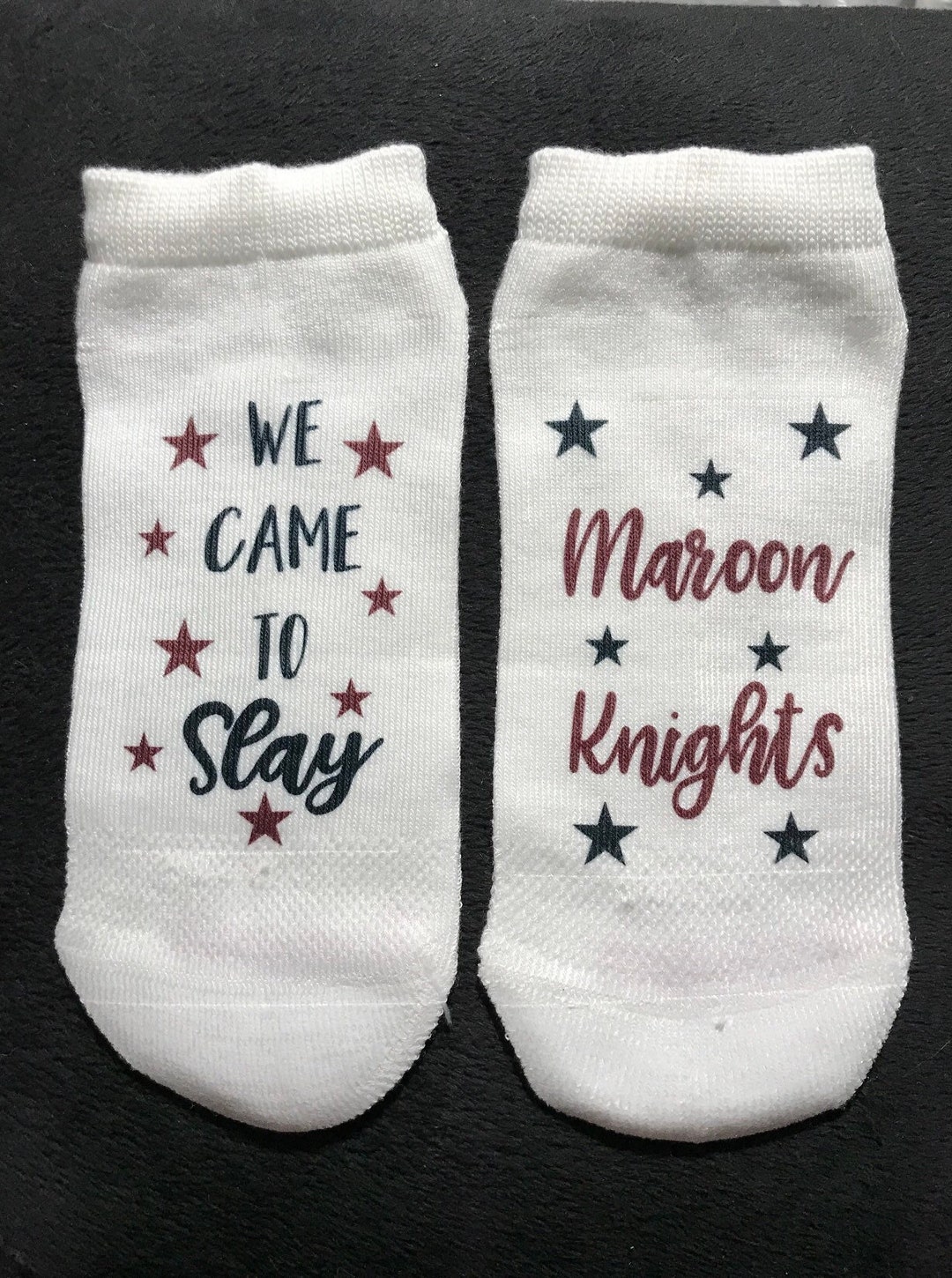 We Came to Slay nombre del equipo Lucky Socks Custom Socks Summit Socks ...
