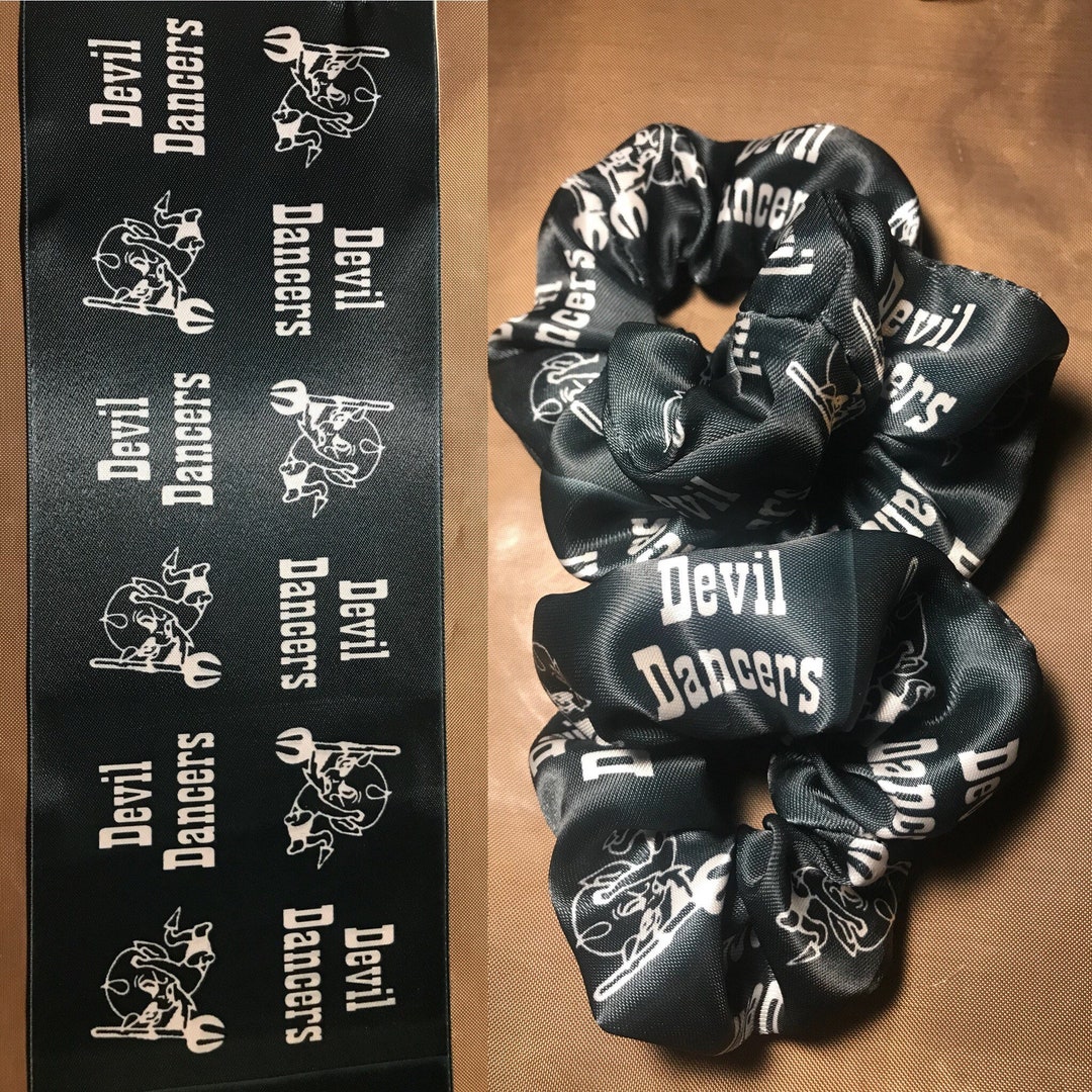 CUSTOM Logo / Text Scrunchies - Your Design = Any Colors - Cheer ...