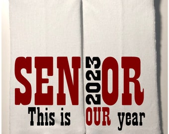 Senior 2023 This is OUR Year Senior Socks Lucky Socks - Etsy