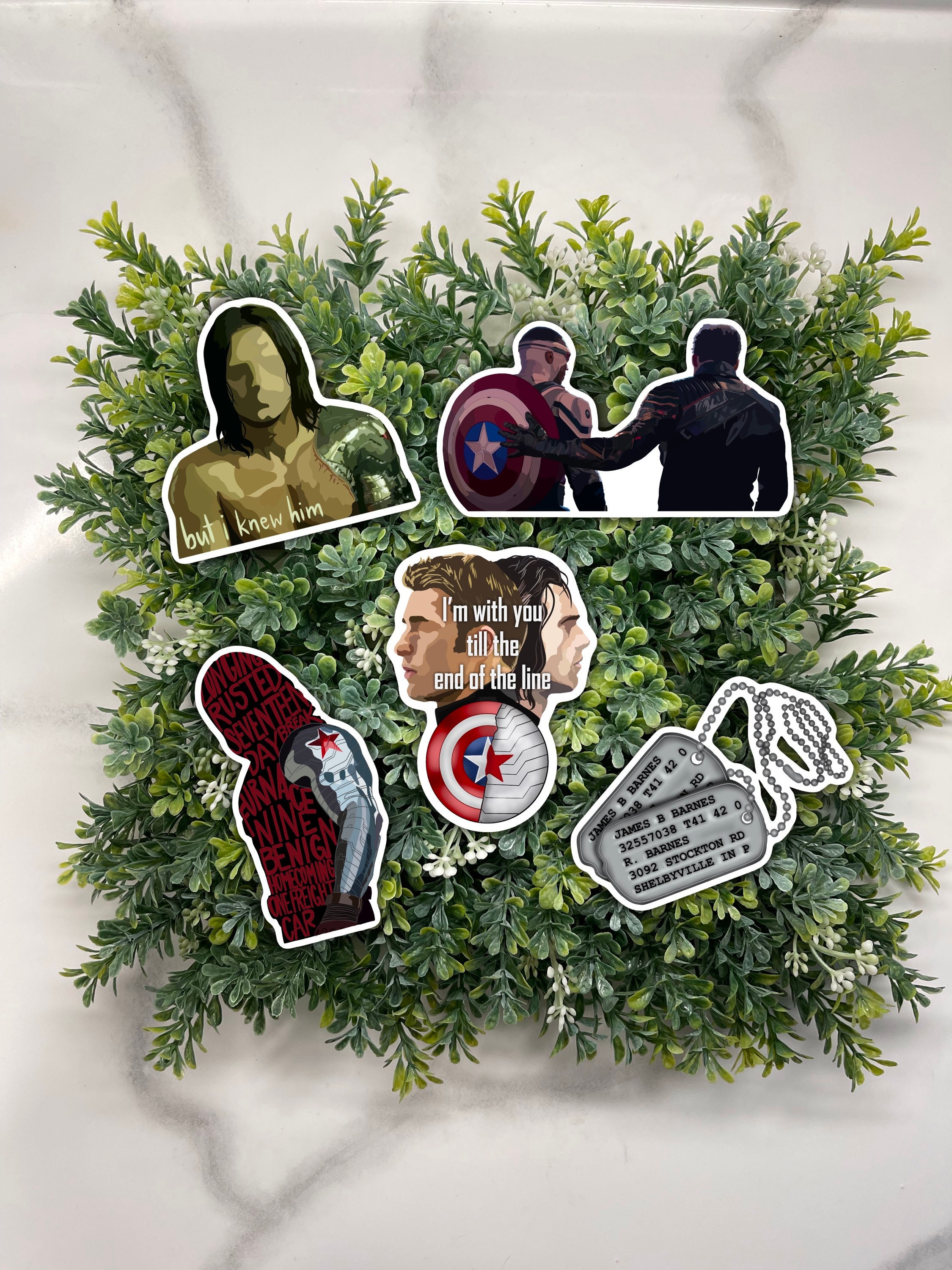 Papercraft Stickers Disney Marvel Comics MCU Glossy Water-Resistant ...