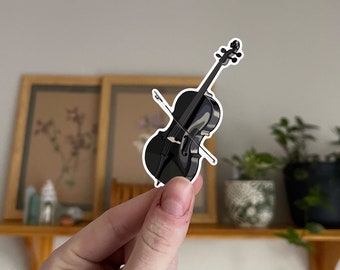 Wednesday Cello Sticker - Etsy