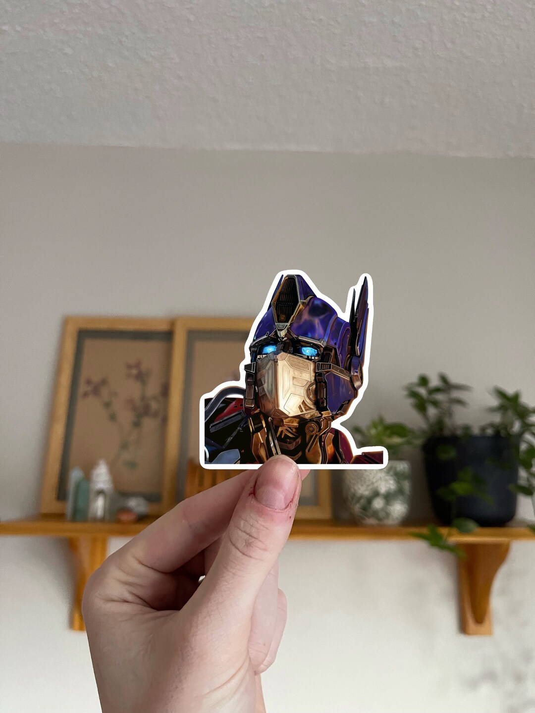 G1 Optimus Prime on Cybertron, Transformers Sticker Bumblebee Movie ...