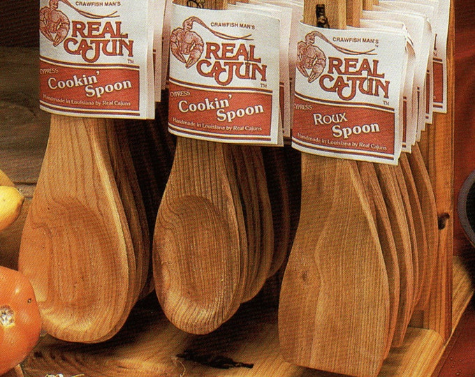 Cypress Wooden Spoons Are Handmade in Louisiana by Real Cajuns. - Etsy