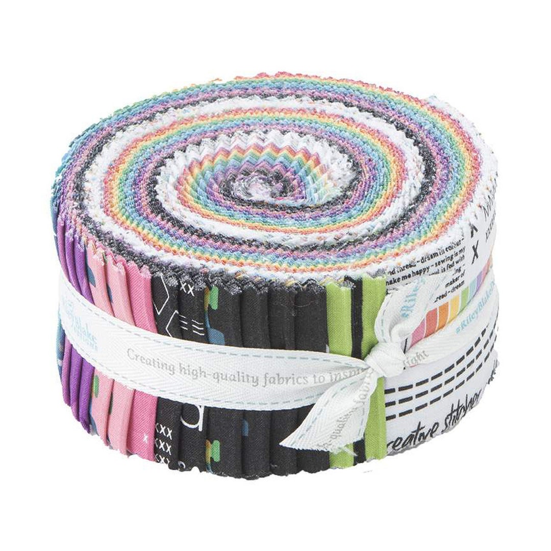 SALE Make 2.5 Inch Rolie Polie Jelly Roll 40 Pieces - Riley Blake ...