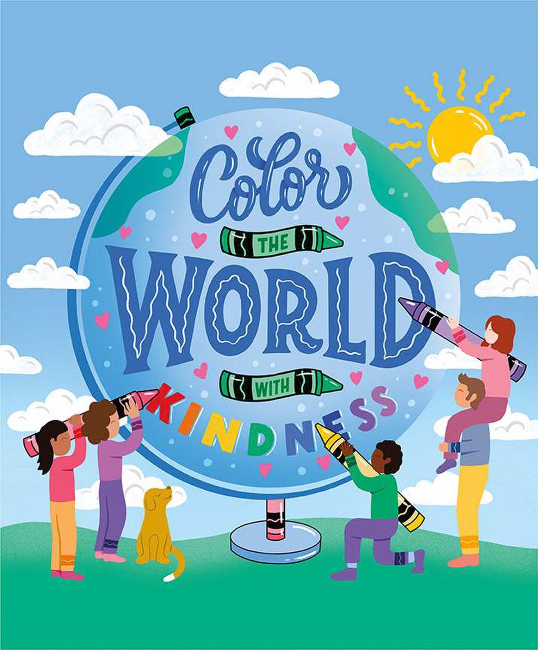 SALE Colors of Kindness Color the World With Kindness Panel PD13686 ...