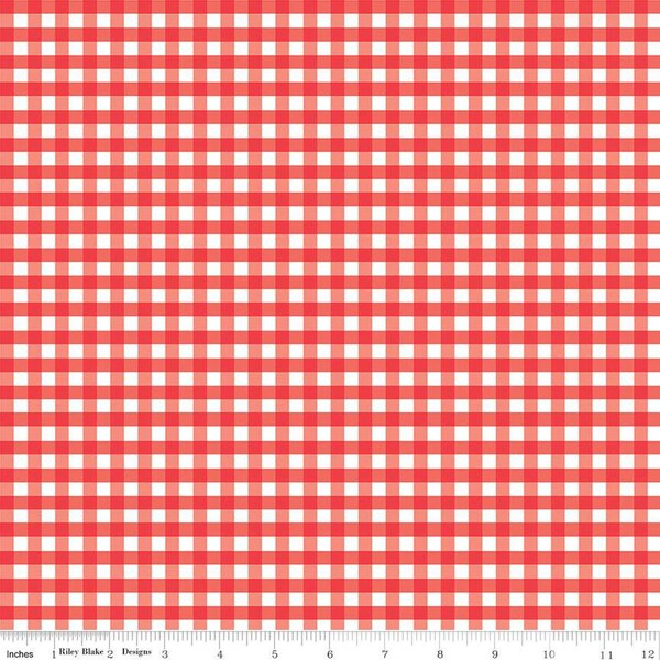 Red Gingham Check - Etsy