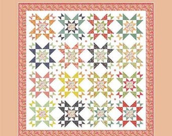 SALE Starry Eyed Quilt Pattern QLD-244 by Quilting Life Designs - Moda ...