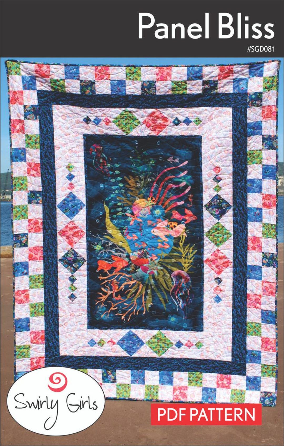 SALE Panel Bliss Quilt PATTERN - QT Fabrics - Instructions Only ...