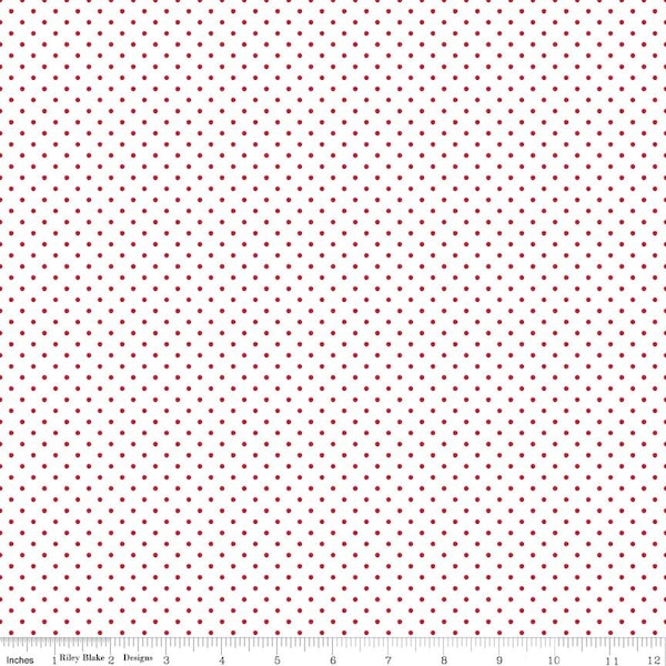 Red Dot Fabric - Etsy