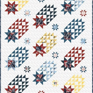 Star Stream Quilt PATTERN P162 by Sally Davies - Riley Blake Designs ...