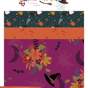 SALE Little Witch Fat Quarter Bundle 22-piece - Riley Blake Designs ...