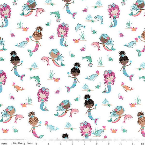 Mermaid Quilt Fabric - Etsy