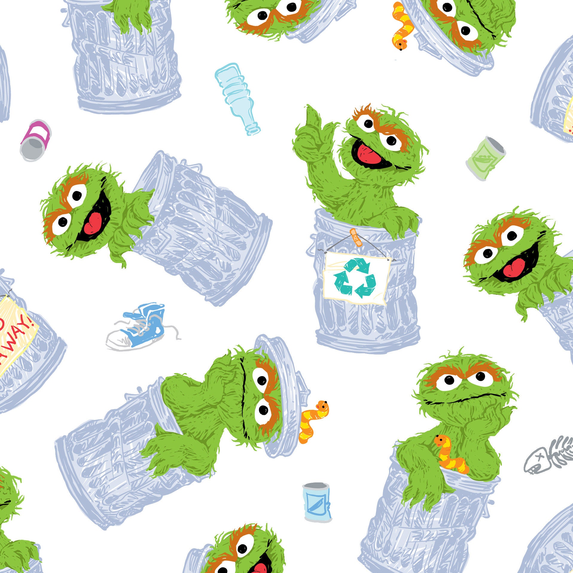 Oscar The Grouch Clipart