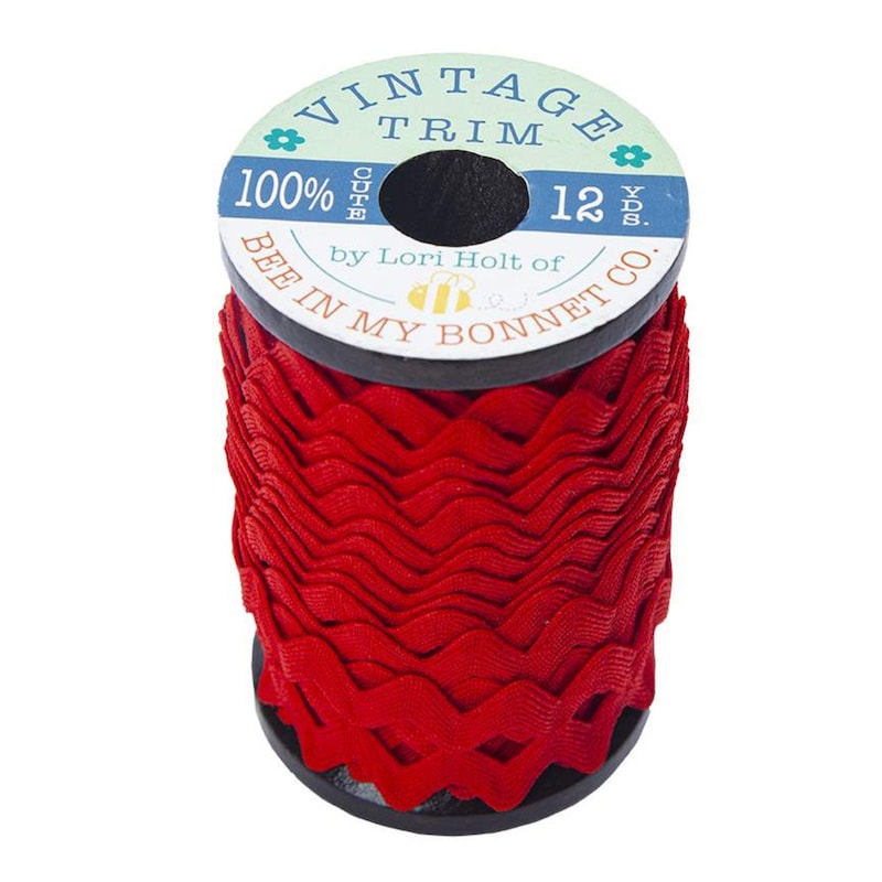 Red Fabric Trim - Etsy