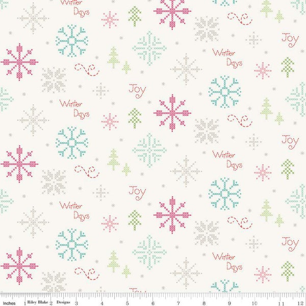 Riley Blake Winter Wonder Fabric - Etsy
