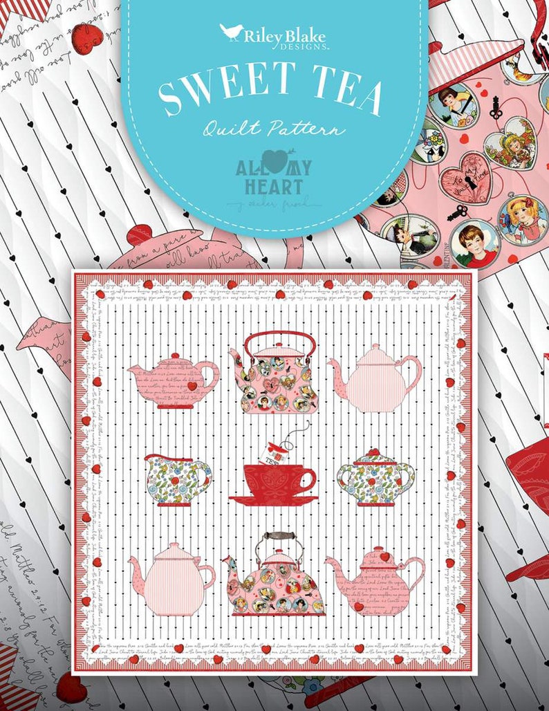 Sweet-tea Quilt PATTERN P120 - J. Wecker Frisch - Riley Blake Designs ...
