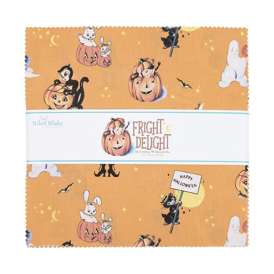 SALE Fright Delight Layer Cake 10" Stacker Bundle - Riley Blake Designs ...