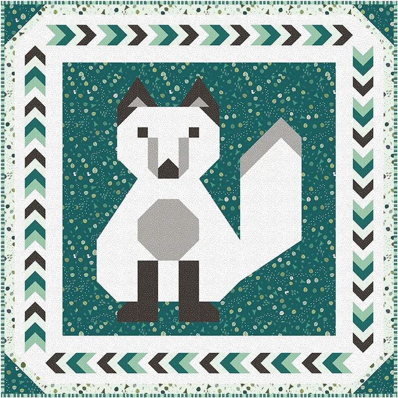 Fox Quilt Block - Etsy