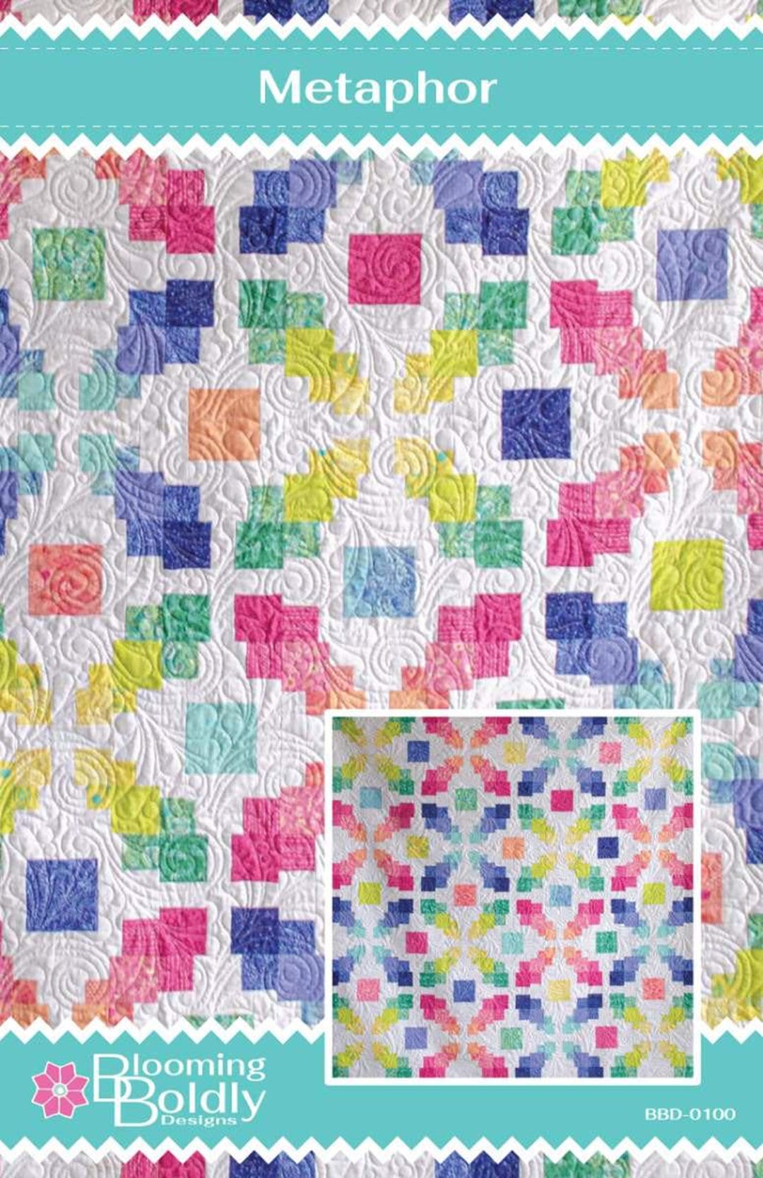 Metaphor Quilt PATTERN P006 by Blooming Boldly Designs - Riley Blake ...