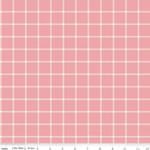 Pink Plaid Fabric - Etsy