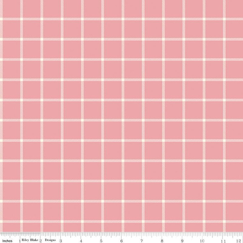 Pink Plaid Fabric - Etsy