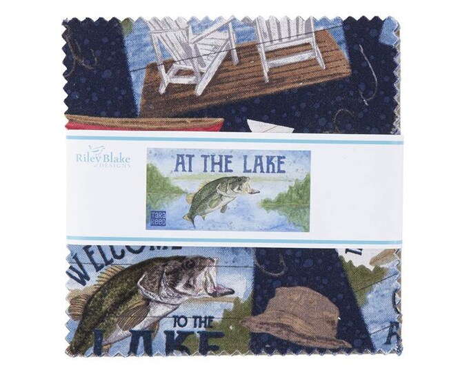 At the Lake Charm Pack 5 Stacker Bundle Riley Blake - Etsy