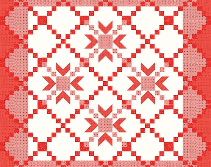 SALE Peppermint Pines Quilt PATTERN P189 by Erica Made - Riley Blake ...